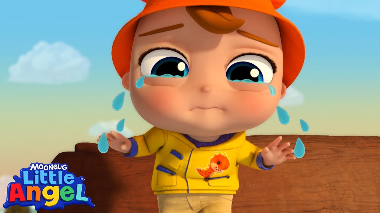 It's OK To Cry, Little Baby 💧 Little Angel | Kids Nursery Rhymes - YouTube