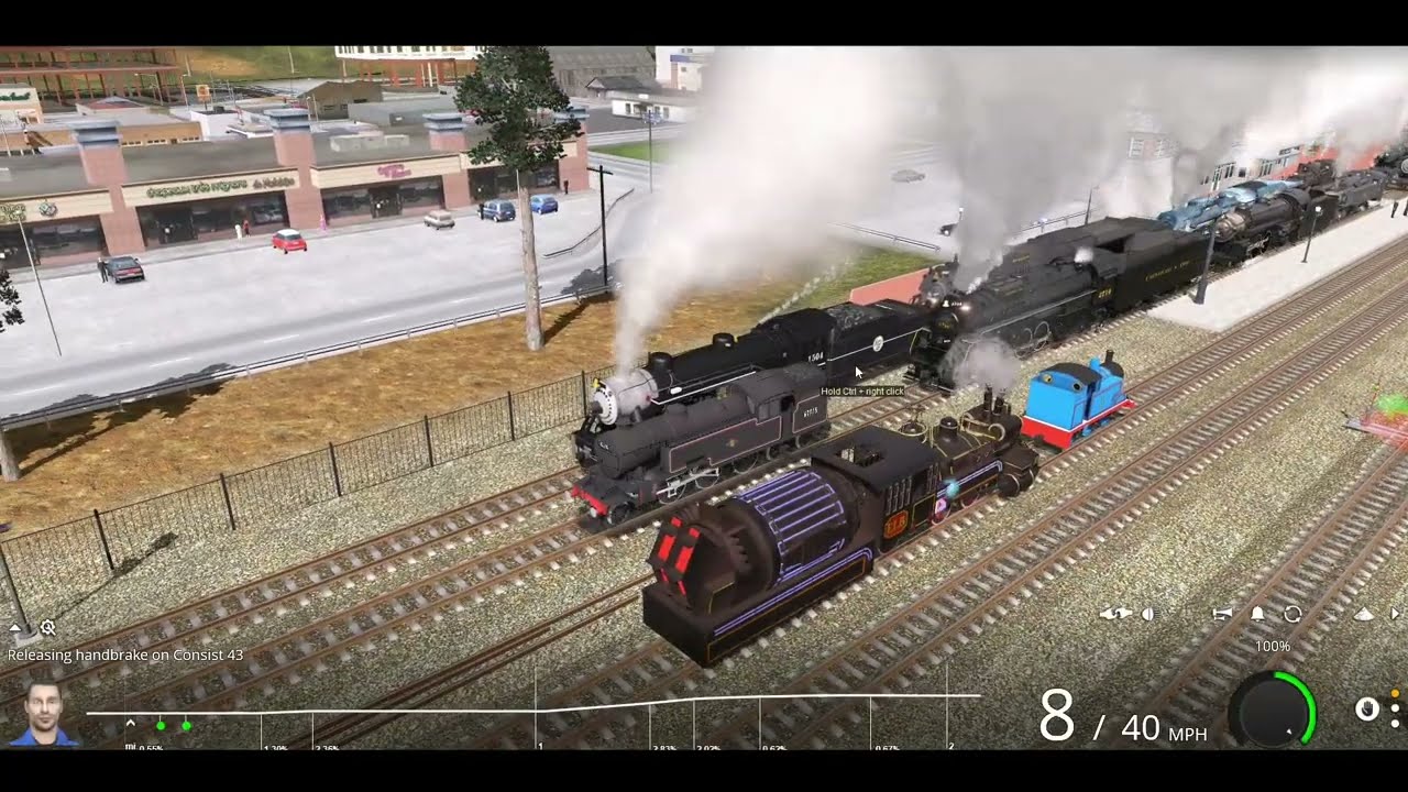 BLACK TRAINZ RACING - THOMAS VS BACK TO THE FUTURE TRAINZ - TRAINZ ...