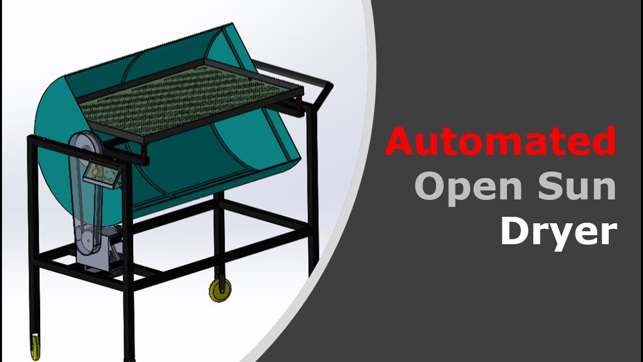 Automated Open Sun Dryer - YouTube