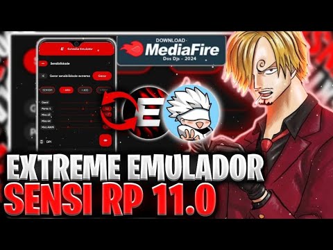 APLICATIVO EXTREME EMULATOR 8.0 ⚙️ GERADOR SENSI para ANDROID! + SENSI RP 📲 - YouTube