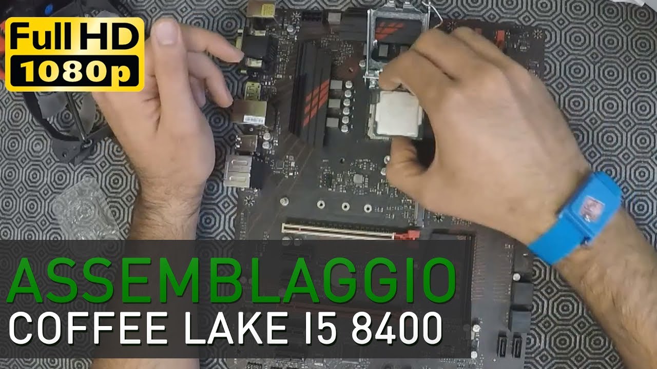 Assemblaggio tutorial PC con CPU Coffee Lake in configurazione gaming da 1350 euro - YouTube