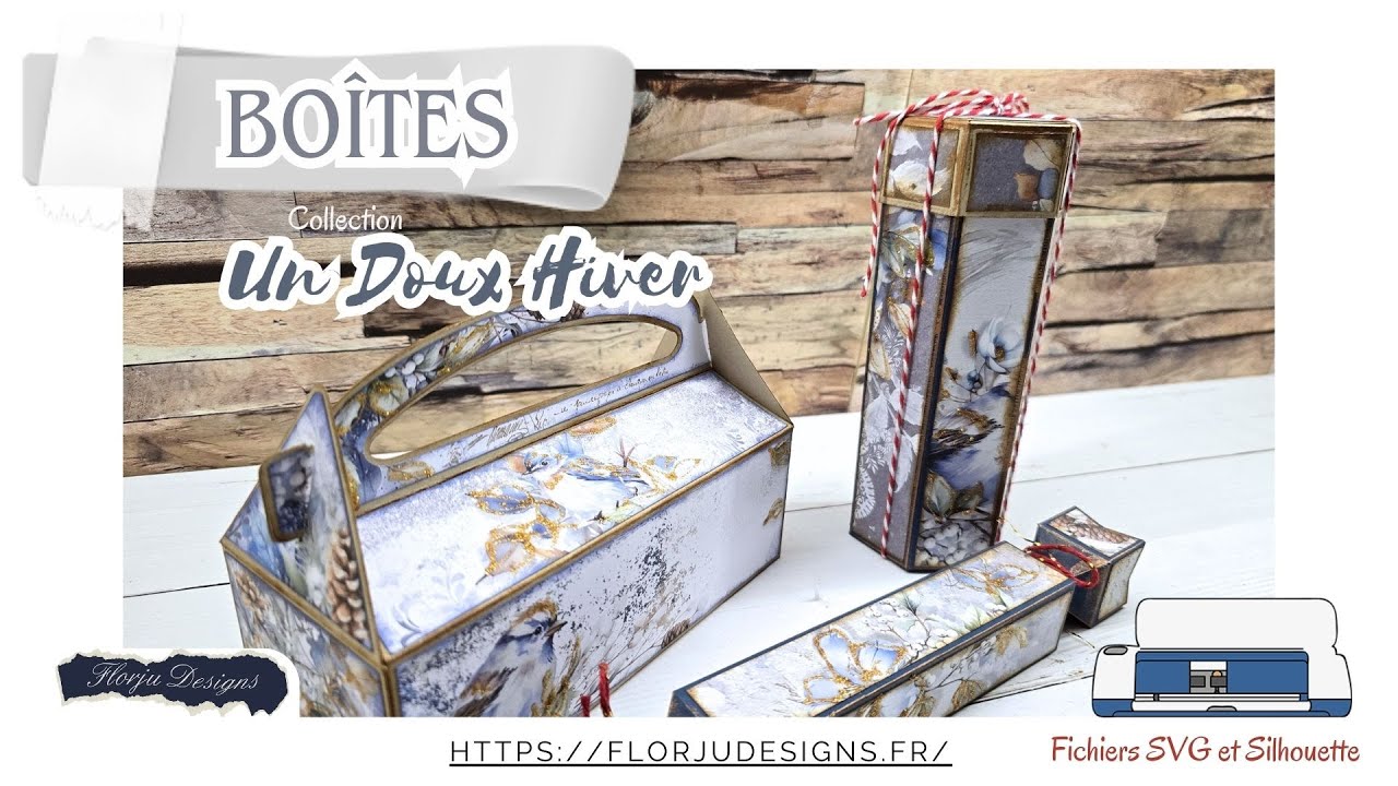 Inspiration Boites cadeau avec la collection Un Doux Hiver - YouTube