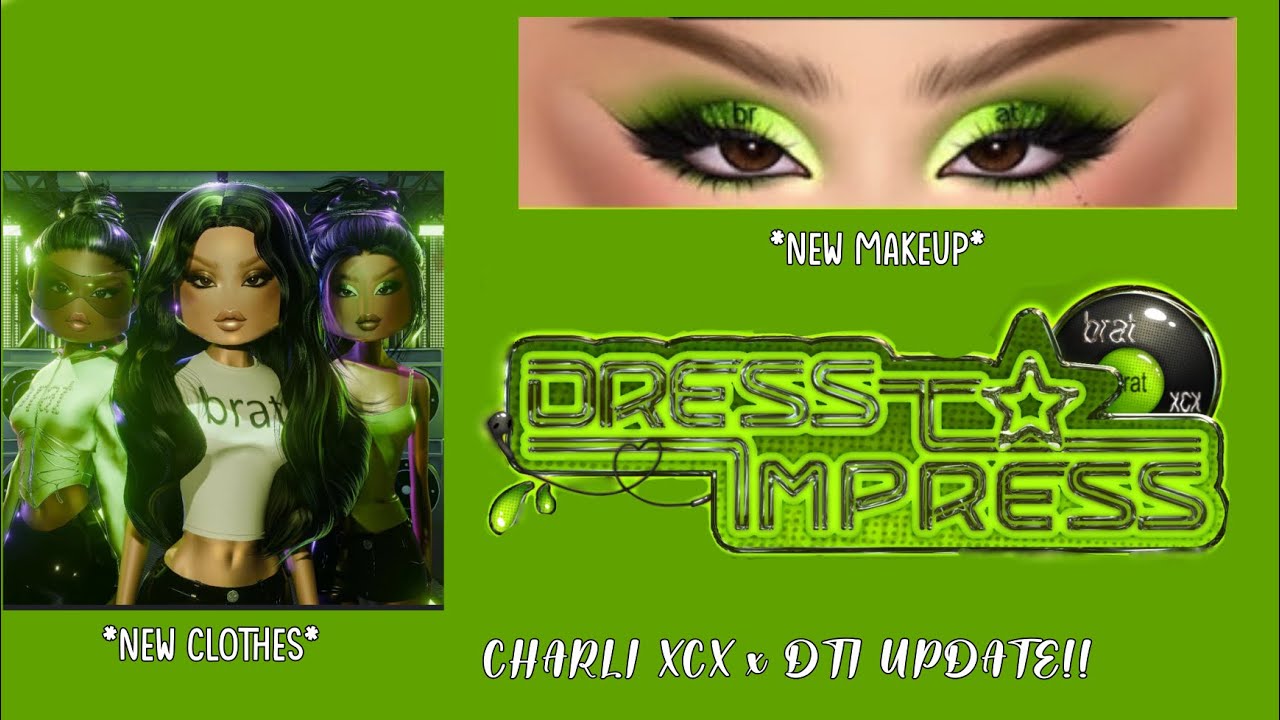 New dress to impress update! CHARLI XCX x DTI! 💚🍏 *with voice🎙️* - YouTube
