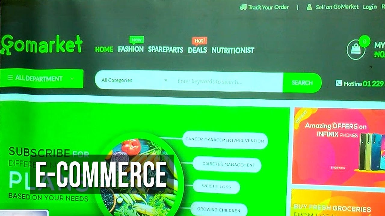 Gomarket Launches Online Market Platform - YouTube