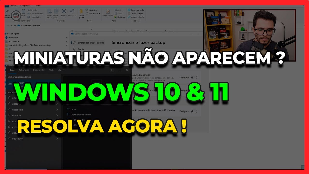 Como MOSTRAR MINIATURAS de FOTOS e VÍDEOS no WINDOWS 10 & 11 - YouTube