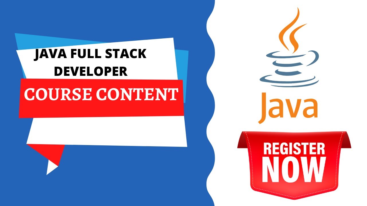 Full Stack Java Developer Full Course Content/Learn Java full stack ...