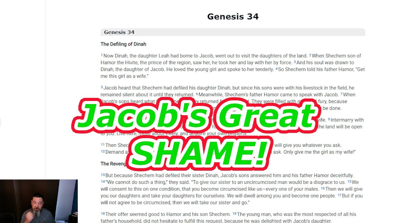 Dinah; and Jacob's Great shame Genesis 34 35 - YouTube