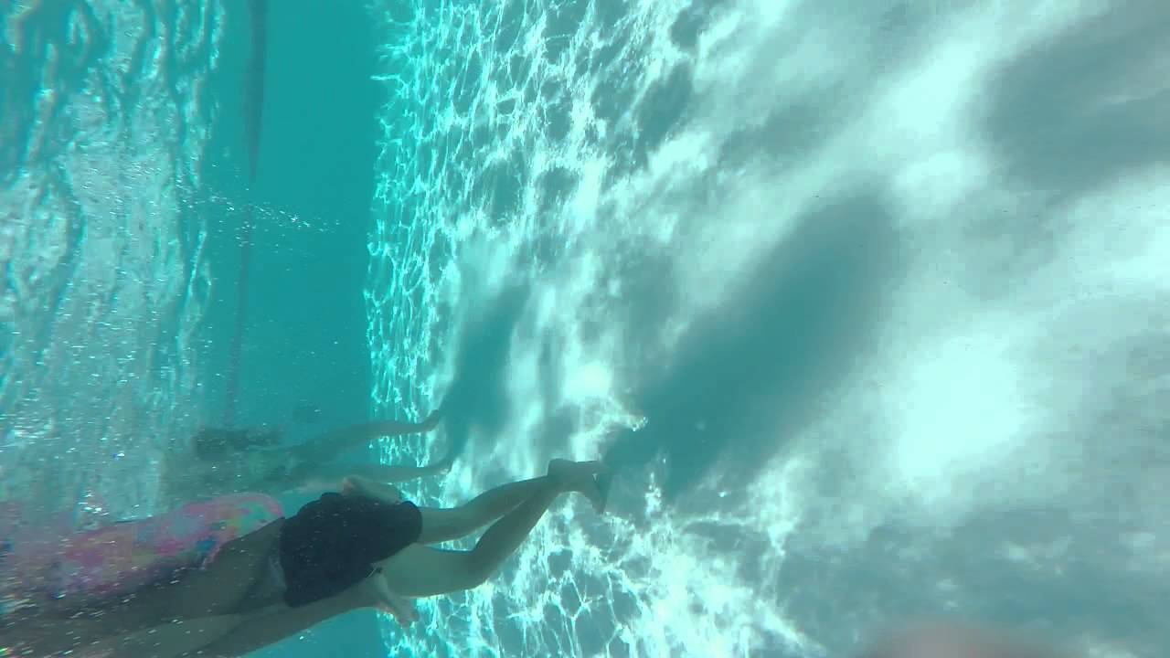 Boo Boo Cam, in the pool. - YouTube