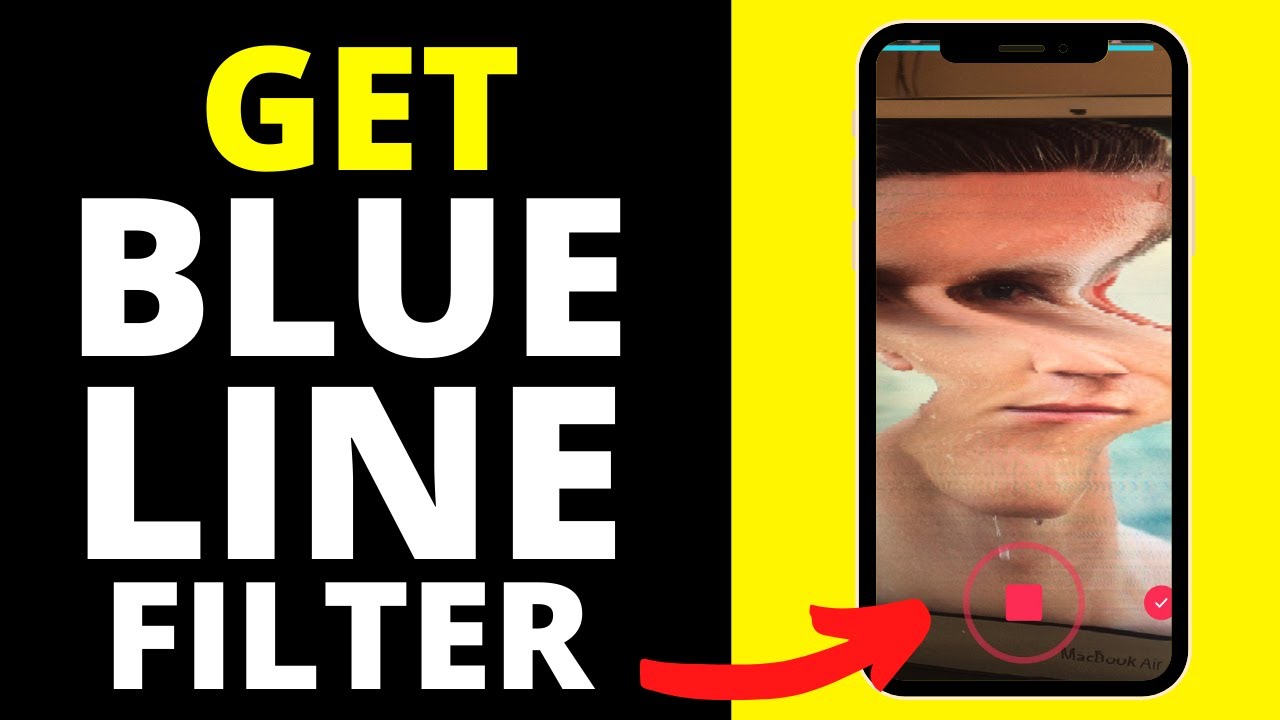 How To Get Blue Line Filter On Tiktok (Time Warp Scan Filter) - YouTube