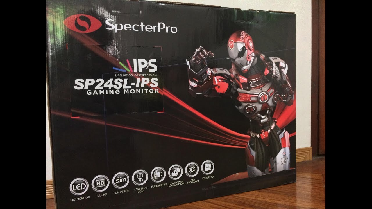 SpecterPro - SP24SL-IPS Budget IPS Monitor - YouTube