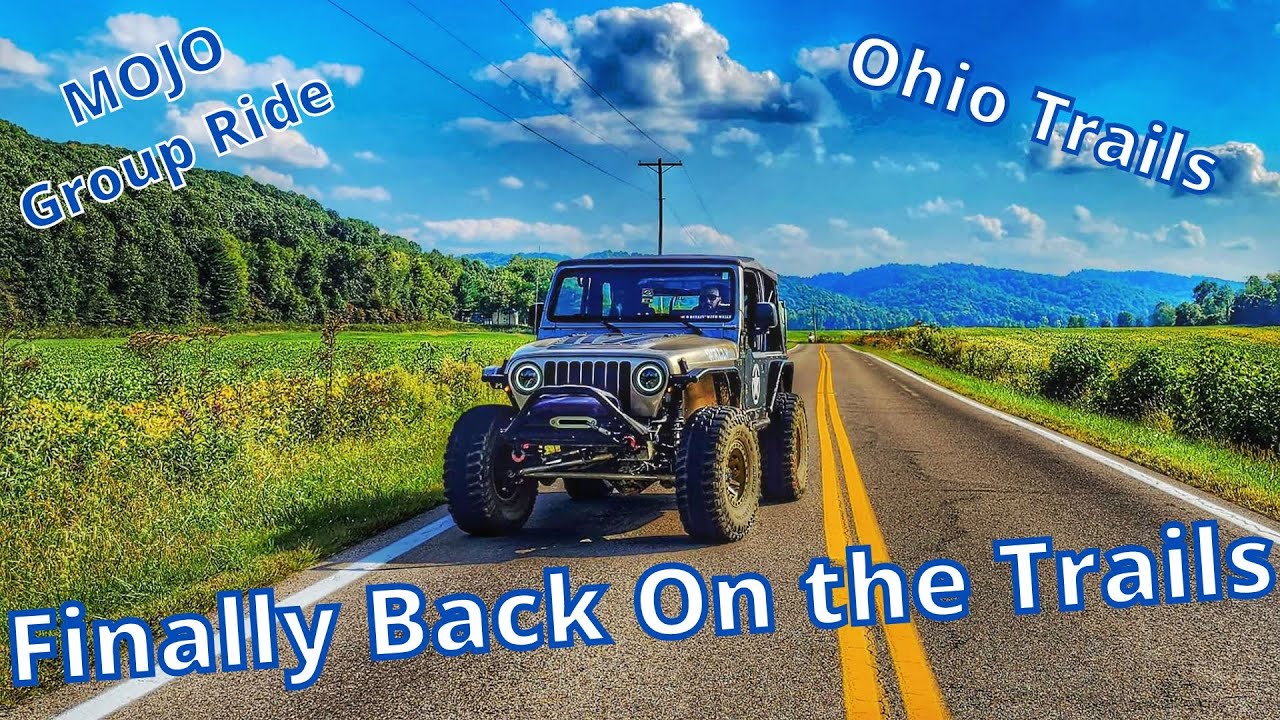 Group Trail Ride In Jeeps - YouTube