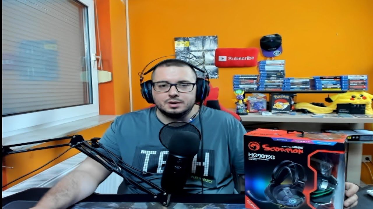 SCORPION HG9015G VIRTUAL 7.1 GAMING SLUSALICE ZA PC/PS4/Xbox - YouTube