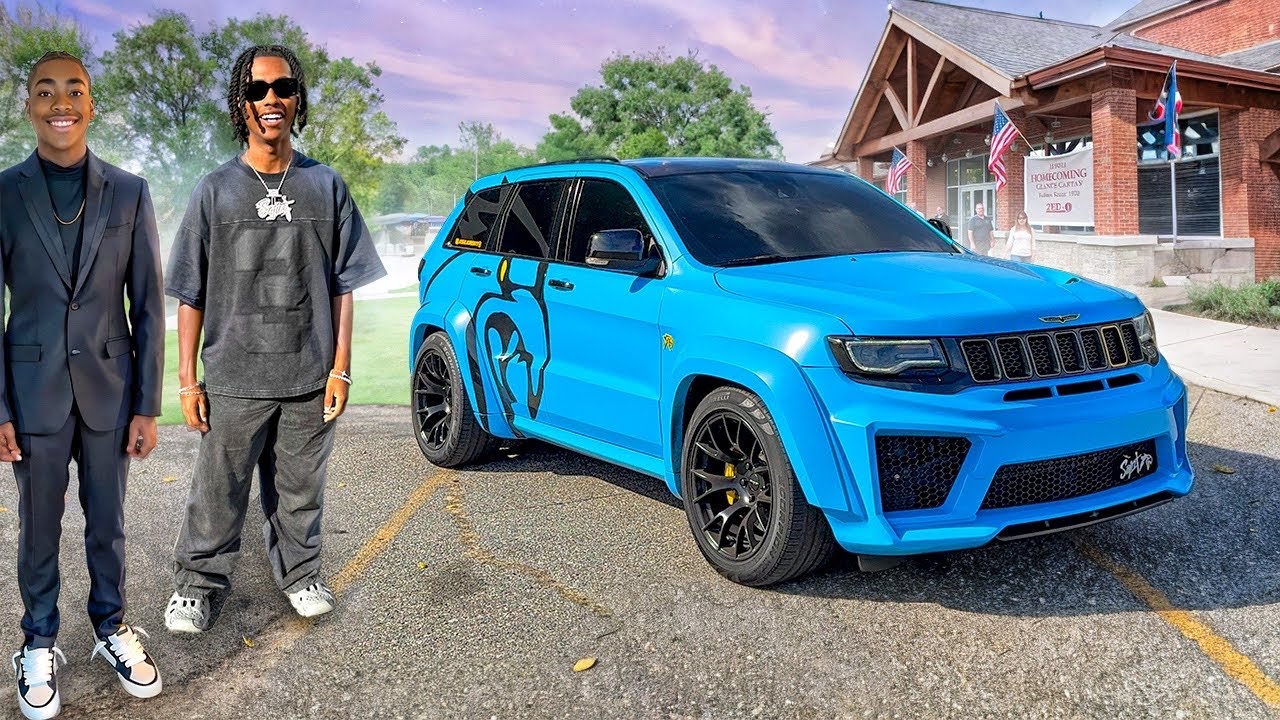 GOING TO HOMECOMING IN A WIDEBODY TRACKHAWK ! - YouTube