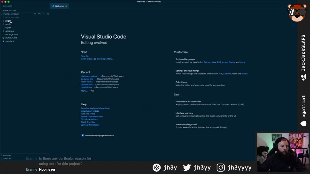 Creating an Interactive Twitch Overlay with Next.js && Tailwind - YouTube