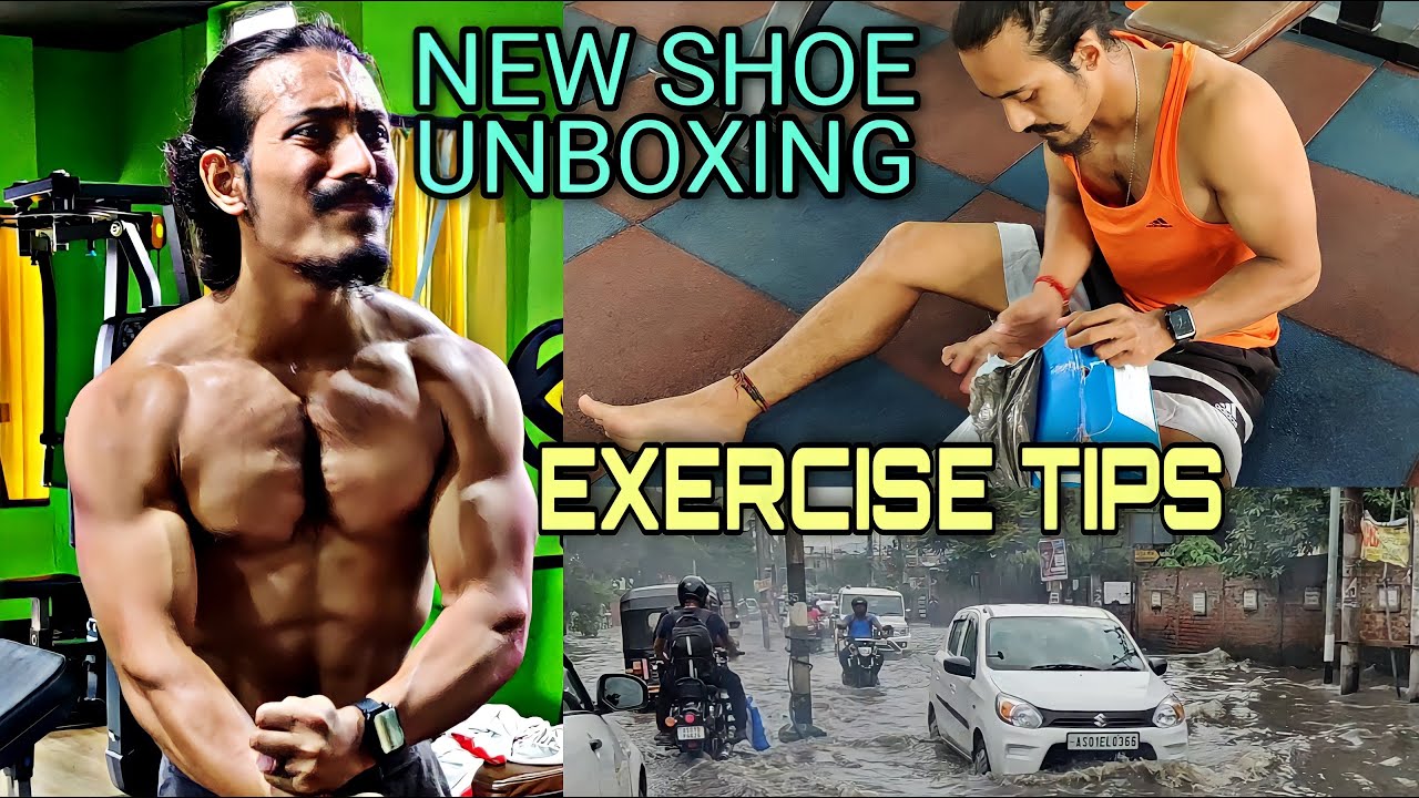 MY NEW SHOE UNBOXING// EXERCISE TIPS - YouTube