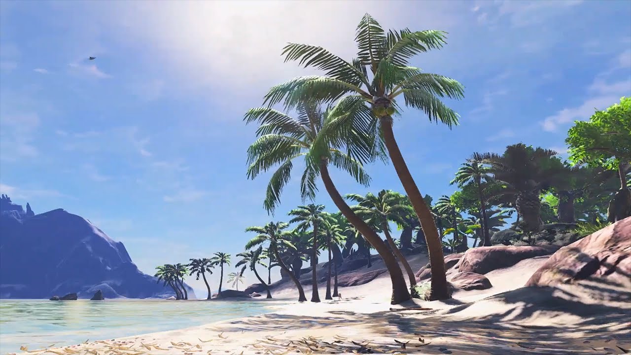 Zelda Ambience | Breath of the Wild | Toronbo Beach | Ocean Waves Sleep ...