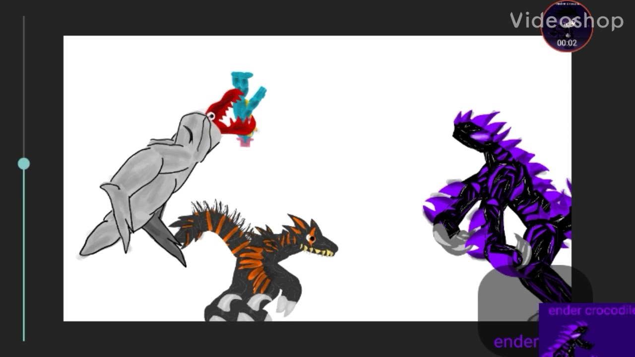 Ender crocodile,omega raptor and bridge worm vs jj quintero - YouTube