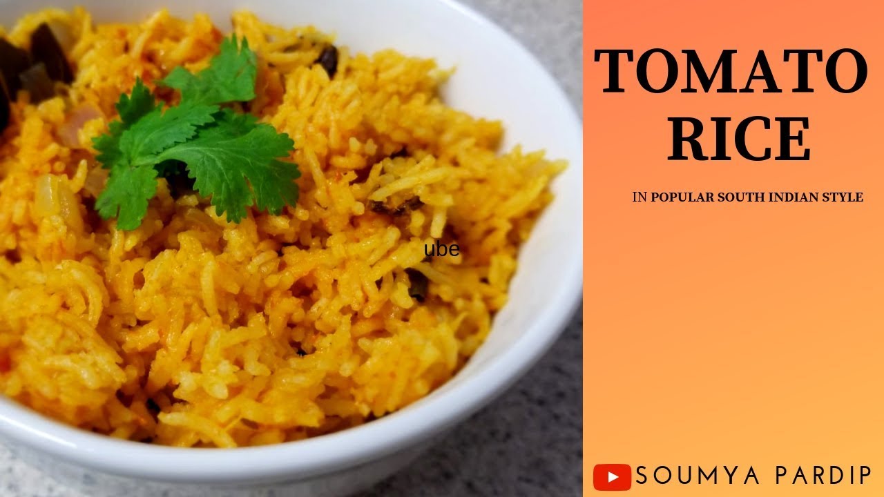 TOMATO RICE - Easy Rice Recipes for Lunch or Dinner - YouTube