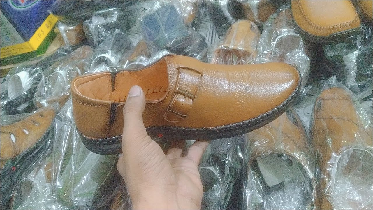 Wholesale Leather Saikel Shoes and others loffer collection - YouTube