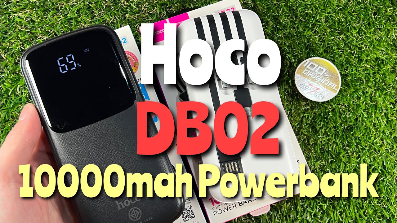 แนะนำ วิธีใช้ Hoco DB02 10000mah Powerbank (แบตสำรองแบบมีสายในตัว ...