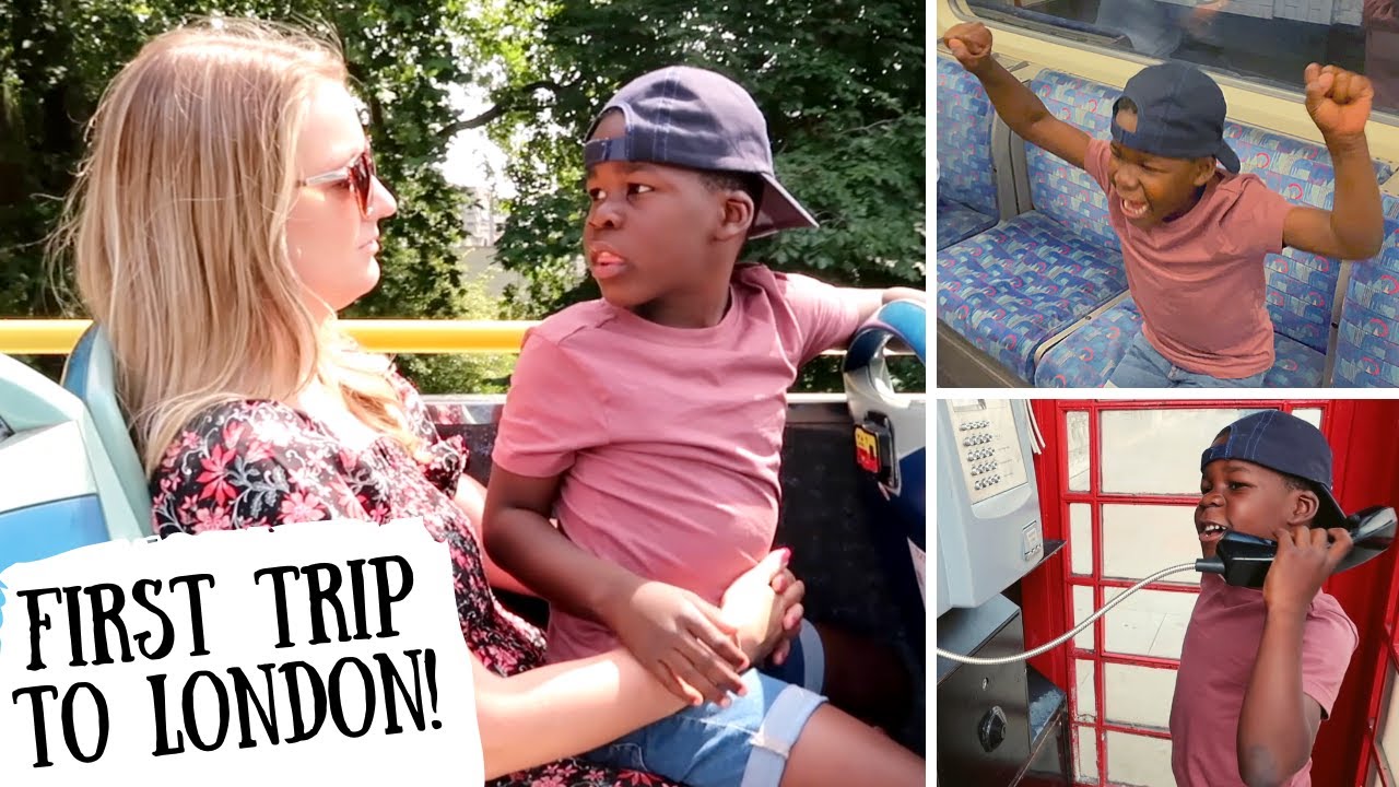 ADAM'S FIRST BUS RIDE | Day out in London 🇬🇧 - YouTube