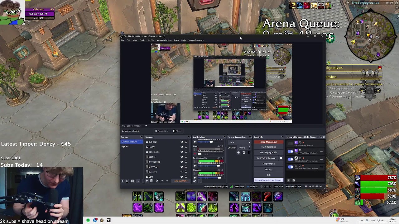 Top 50 every spec !challenge (streaming on twitch.tv/trillebartom as ...