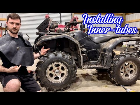 Installing Tire Inner Tubes in a Four Wheeler/ATV - YouTube