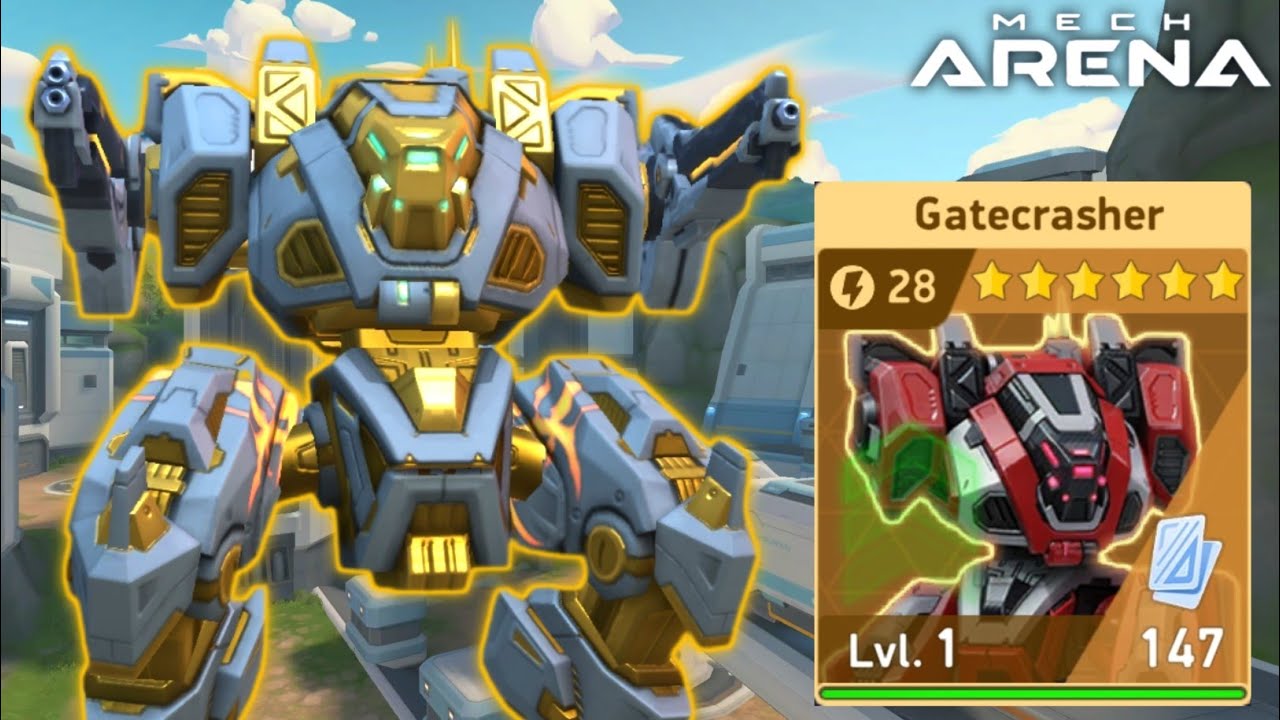 Gatecrasher with Tetra Rifle 16 and Tetra Rifle 12 Gameplay - Mech ...