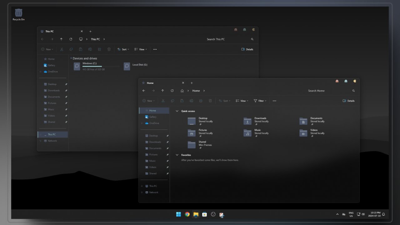Windows 11: The Perfect Dark Charcoal Theme - [Win-Themes] - YouTube