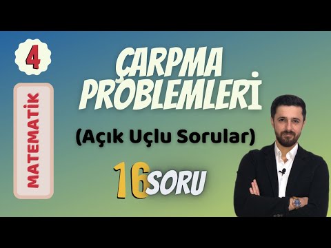 ETKİNLİK | 16 Soru | Çarpma İşlemi ile İlgili Problemler | 4.Sınıf