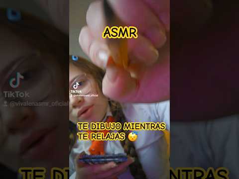 DIBUJO TU CARITA ASMR para RELAJARSE #asmrshorts #relax #asmrvideos #asmr #roleplay #asmr