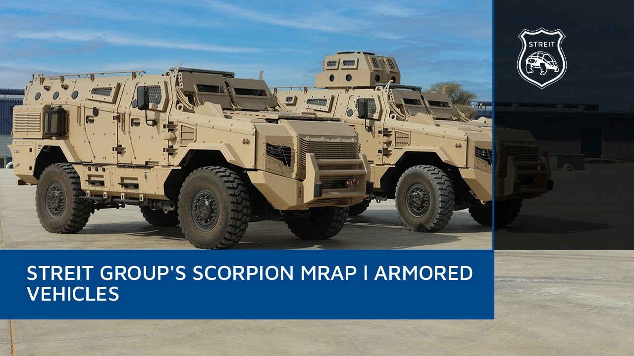 Streit Group's SCORPION MRAP l ArmoredVehicles | Military Range - YouTube