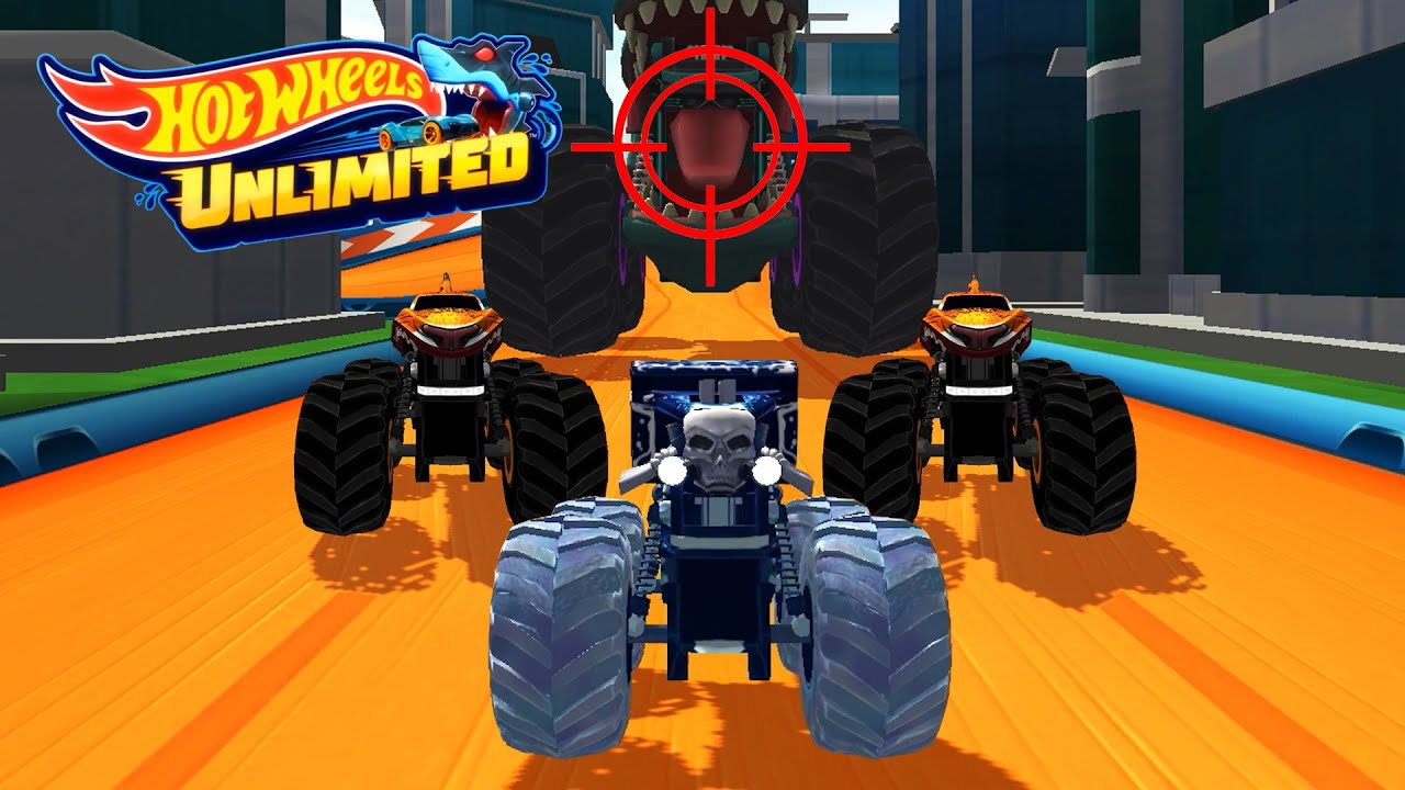 Hot Wheels Unlimited 2: Let’s Race Blizzard Basher, Tiger Shark in mega ...