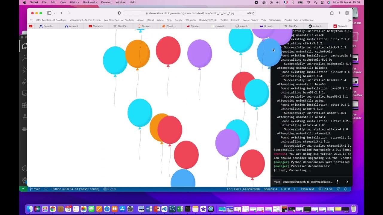 Deploy on Streamlit Cloud your speech to text application. - YouTube