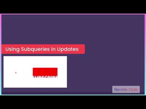 Using Subqueries in updates | MySQL full course | Full tutorial for ...