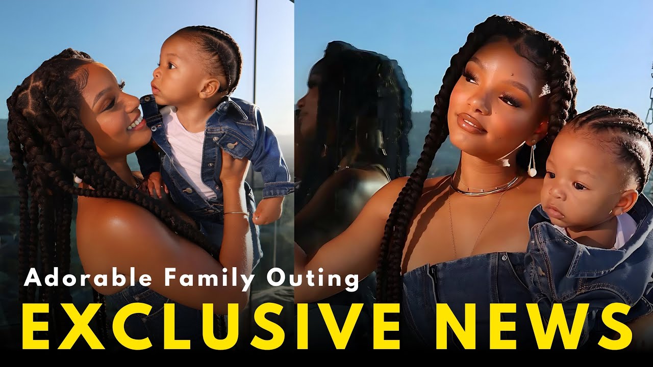 Halle Bailey & Baby Halo Twin in Denim for His 'First Concert ...