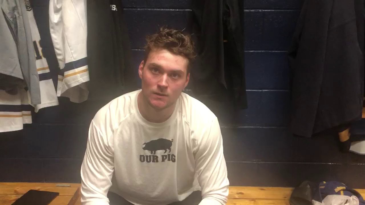 Anthony Farinacci Post-Game Comments Following Hockey's Win Over ...