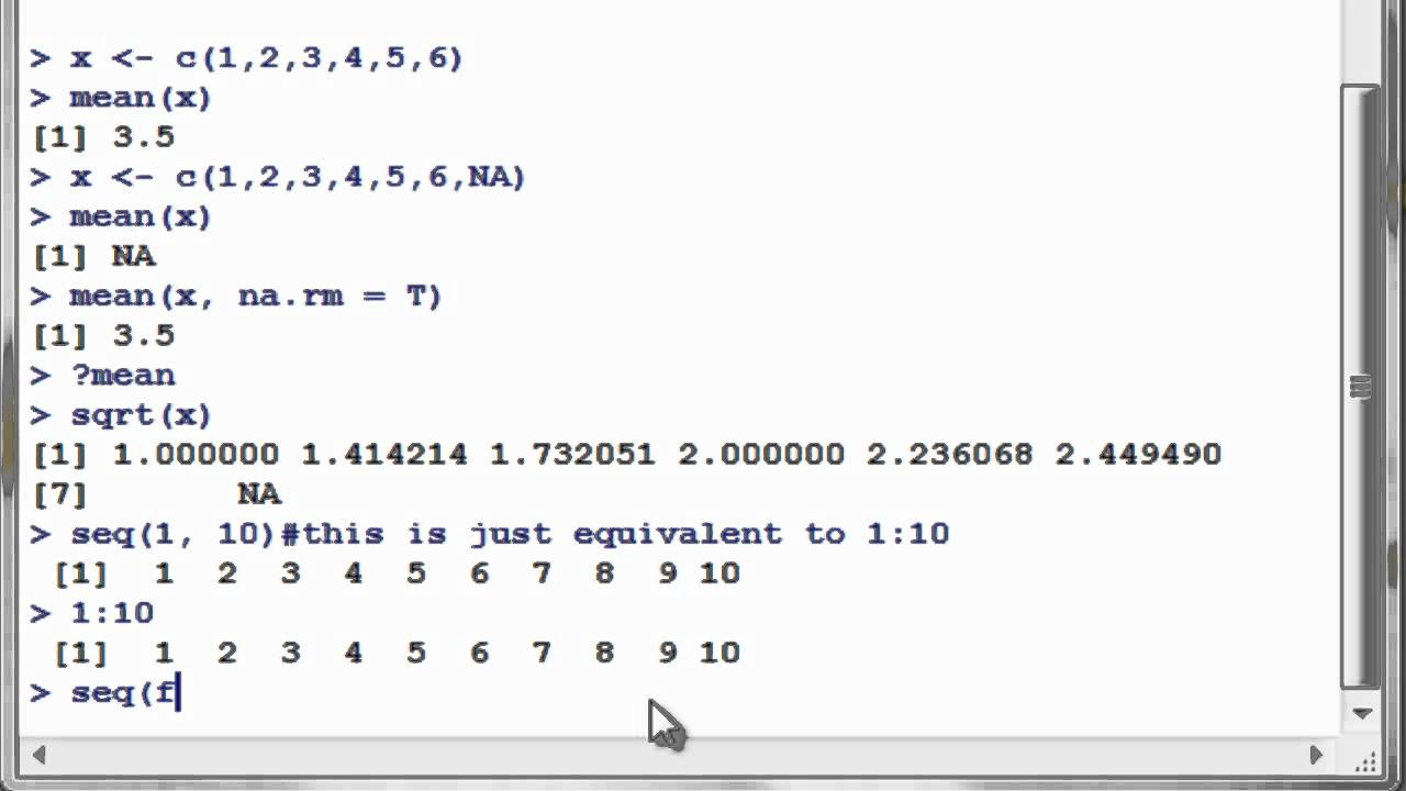 6 R Programming Tutorial Arguments In A Function Youtube 1702