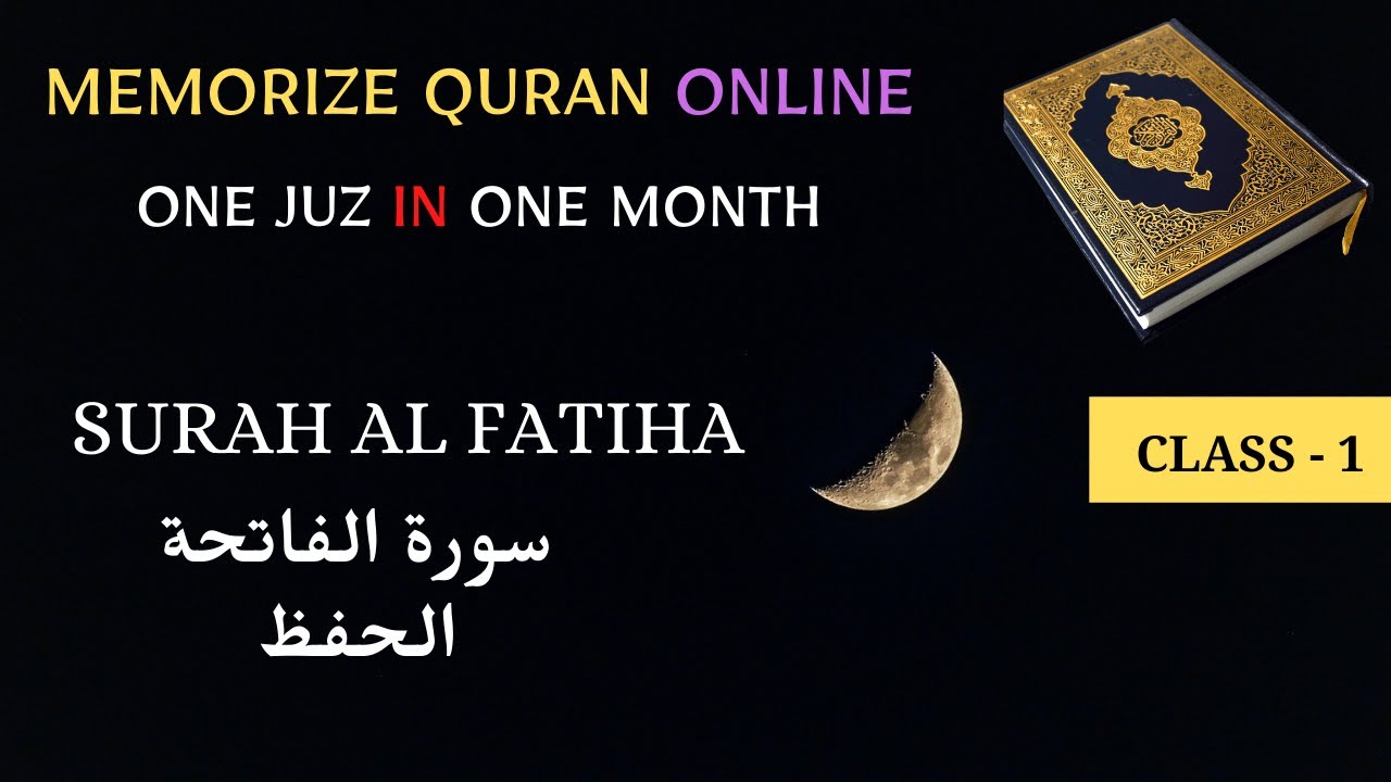 Beautiful Surah al Fatiha Recitation for Memorization with English ...