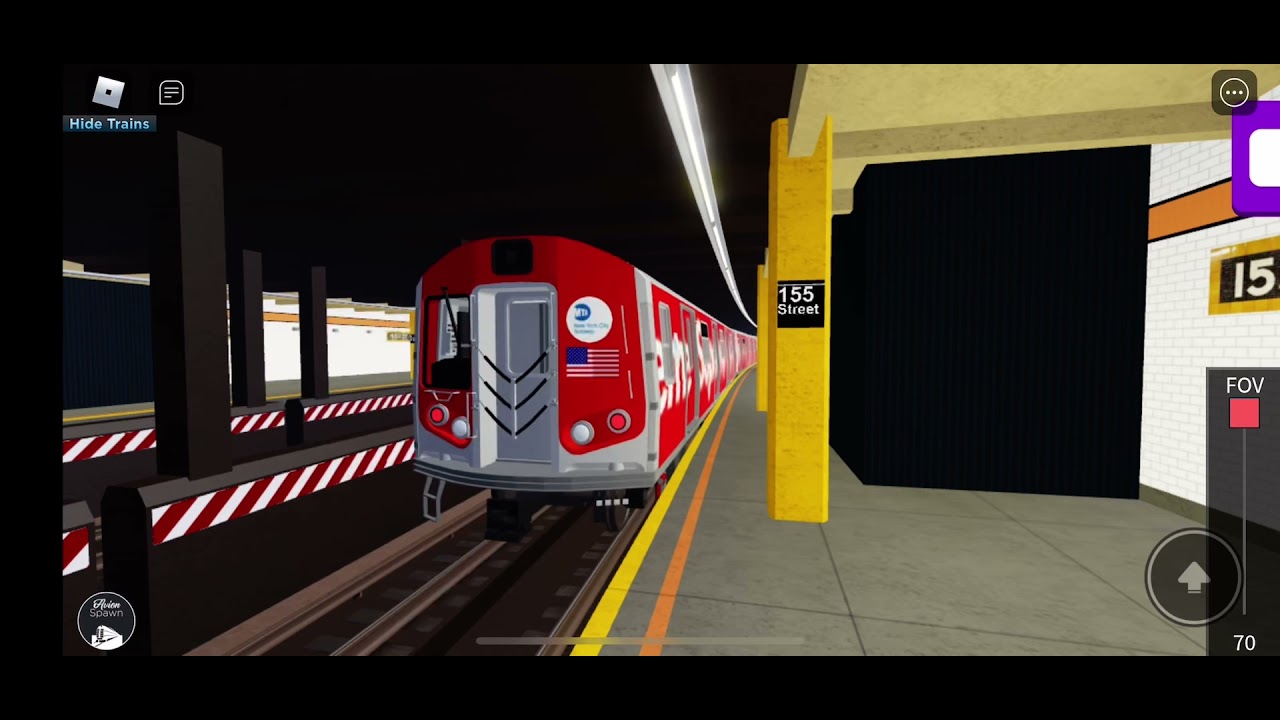 NYCT C Via D Line: R143 Supreme Drip Train Leaves @ 155th Street - YouTube