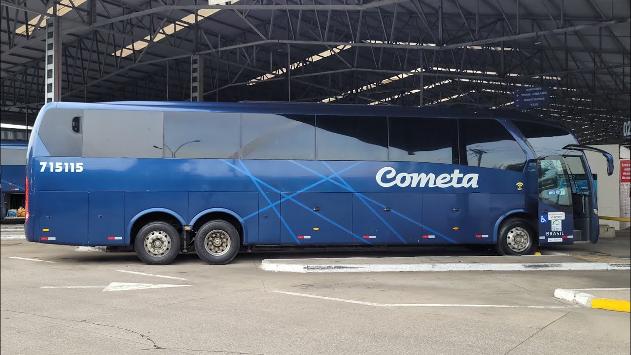 VIAÇÃO COMETA CARRO 715115 DE SÃO PAULO A PRAIA GRANDE. - YouTube