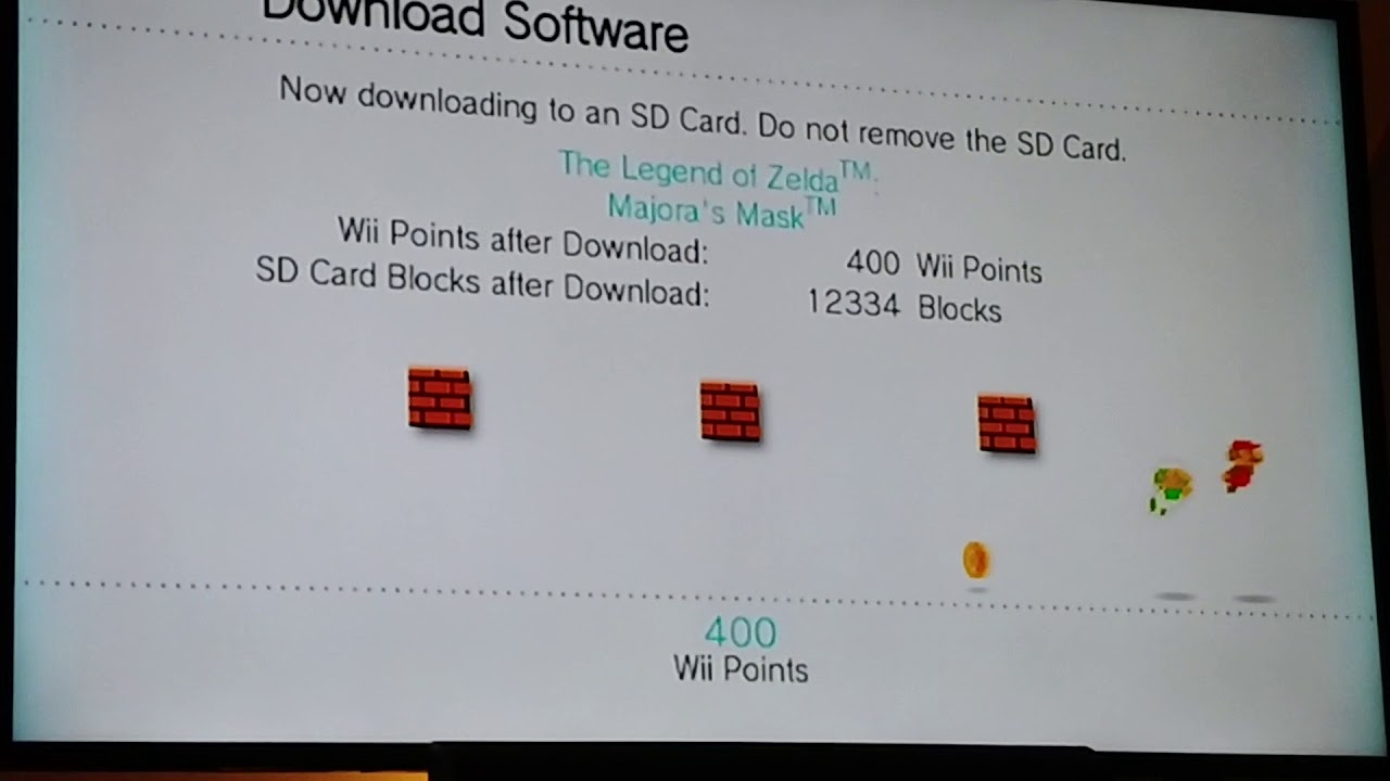 Wii Shopping Channel, Swimming Mario and Luigi Download progress - YouTube