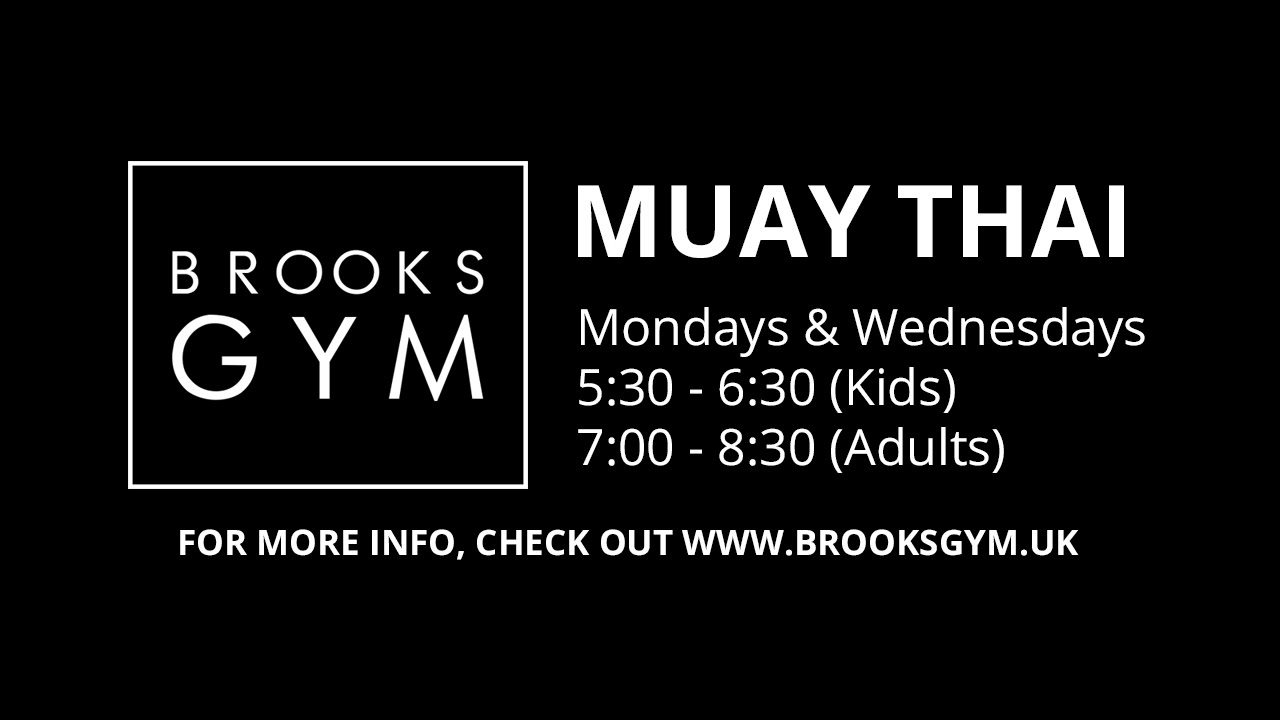 Brooks Gym - Muay Thai - YouTube