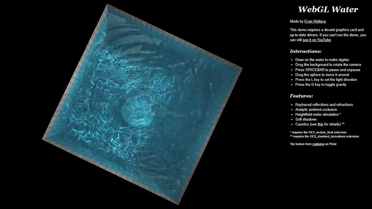 WebGL Water Simulation 2022 - YouTube