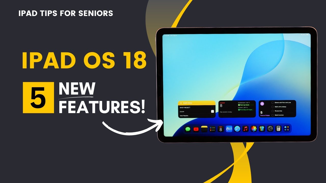 iPad OS 18 - 5 New Features! - YouTube