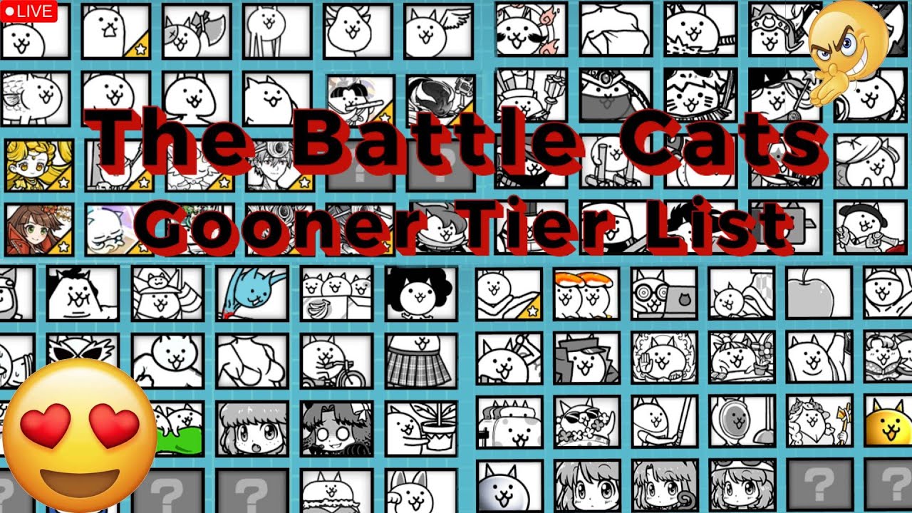 Battle Cats Ranking Every Unit In The Game On The Gooner Tier List With ...