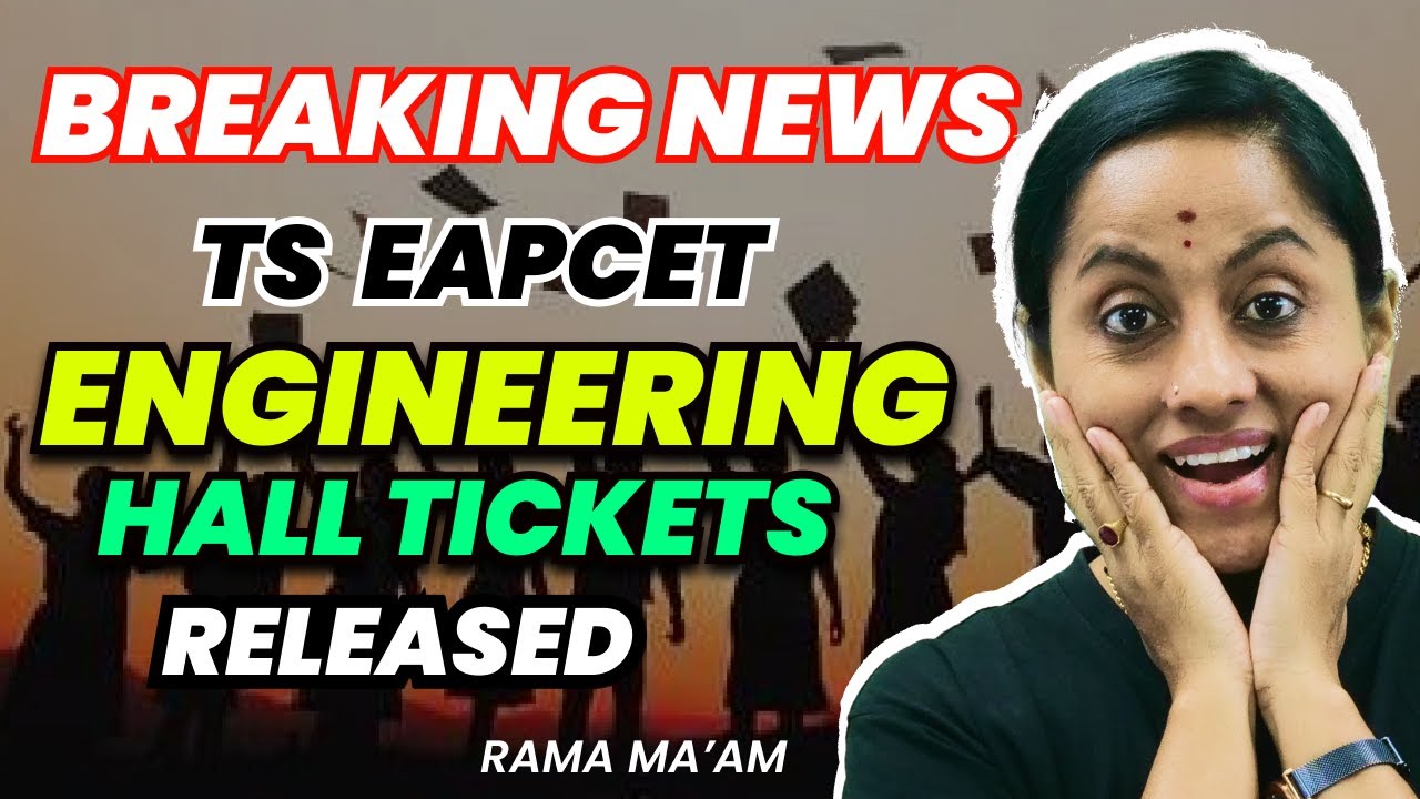Big Update || TS EAPCET 2024 || Engineering Hall Ticket released 🔥🔥 ...