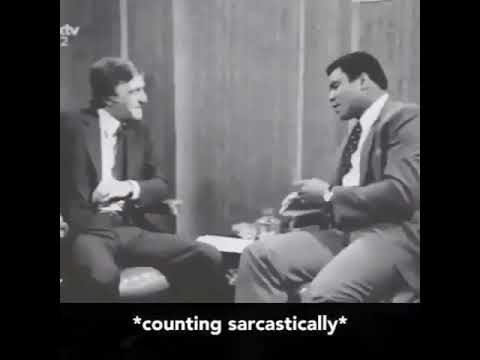 Status lines ...... Mohammad Ali boxer best Answer ever ♥️