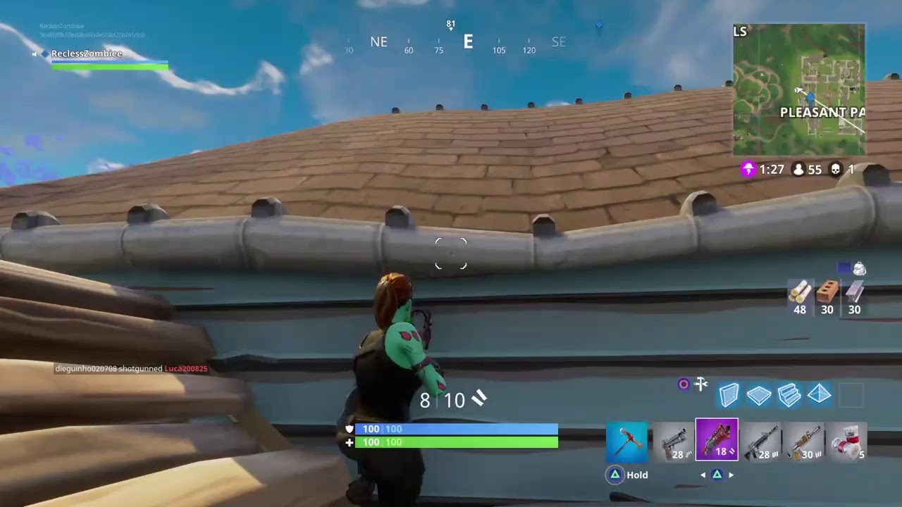 Fortnite new mini gun, New Shooting, Last Baby day off XD - YouTube