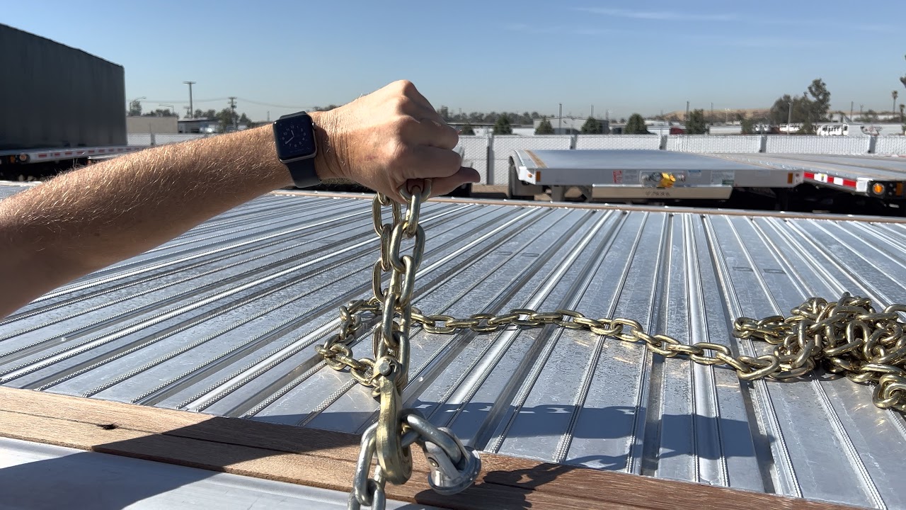 How to properly secure a chain to the side rail to a Fontaine RASR Rail ...